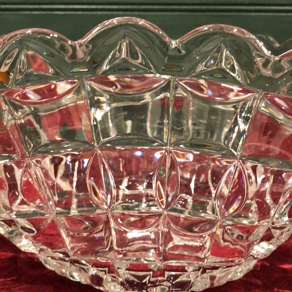 Accents | Rare Three Sided Waffle Pattern Glass Bowl | Poshmark